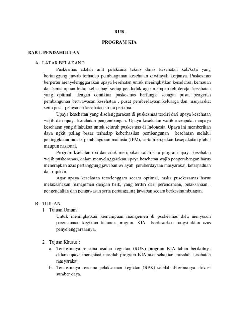 RUK Program Kia | PDF