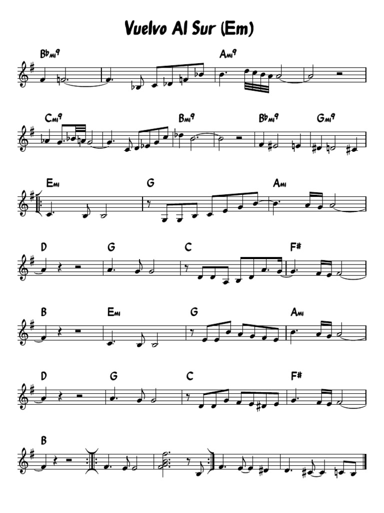 Vuelvo Al Sur (Em) | PDF