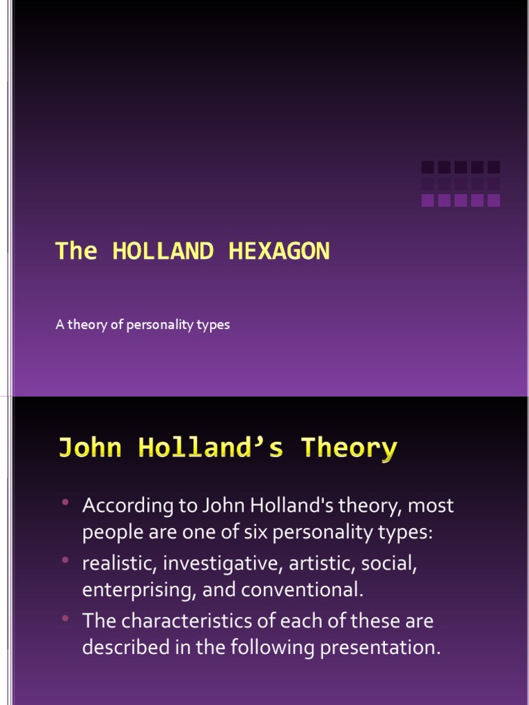 Holland Hexagon Presentation | PDF | Business