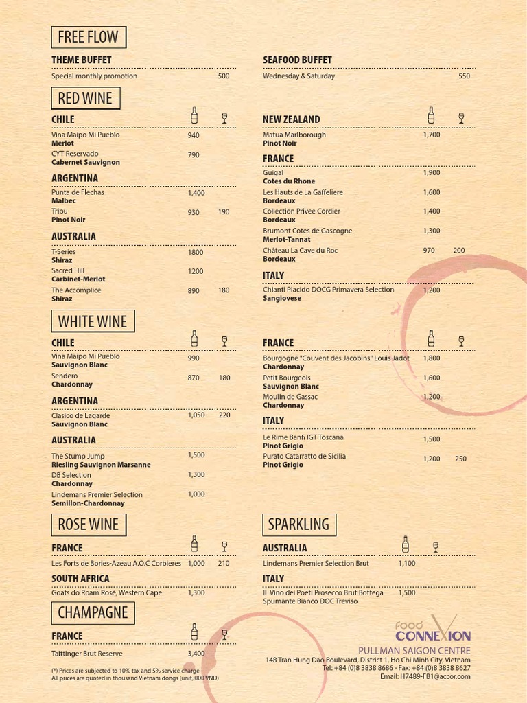 Pullman Menu A4 FA CS6 | PDF
