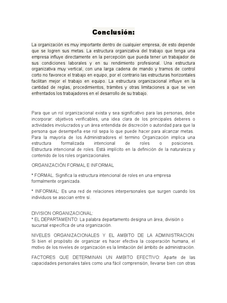 Conclusión | PDF | Iniciativa empresarial | Innovación