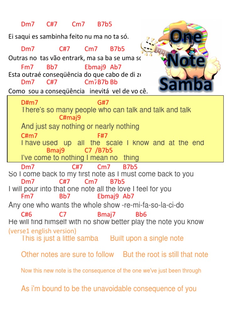 One Note Samba1 | PDF