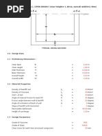 Dimension Details For PCC Retaining Wall: A B D5 D3 1 1 | PDF ...