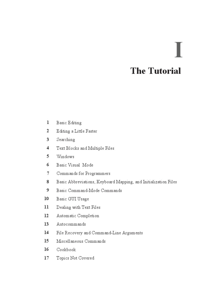 Vimbook OPL | Download Free PDF | Text File | Command Line Interface