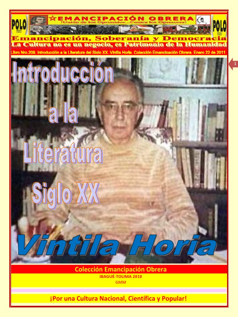 Libro Nro.209. Introducción a la Literatura del Siglo XX. Vintila Horia ...