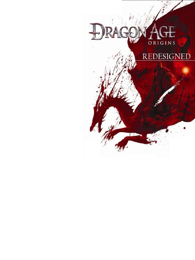 Instructions For Dragon Age Redesigned PDF | PDF | Elves In Fiction ...
