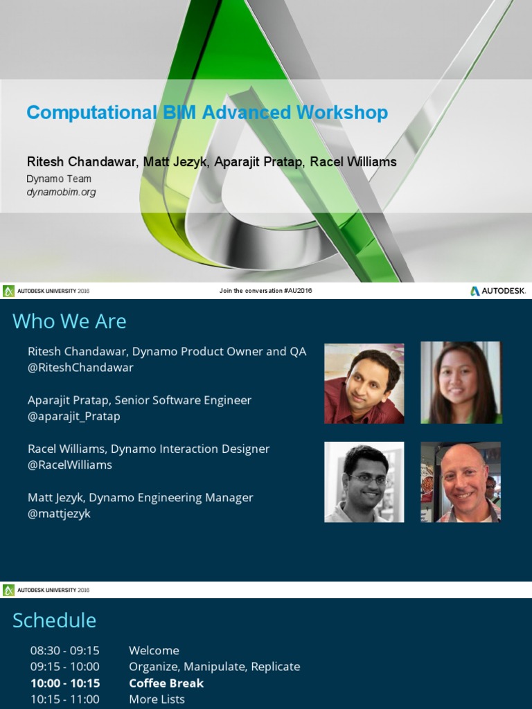 ComputationalBIMAdvancedWorkshop Final | PDF | Autodesk Revit | Control Flow