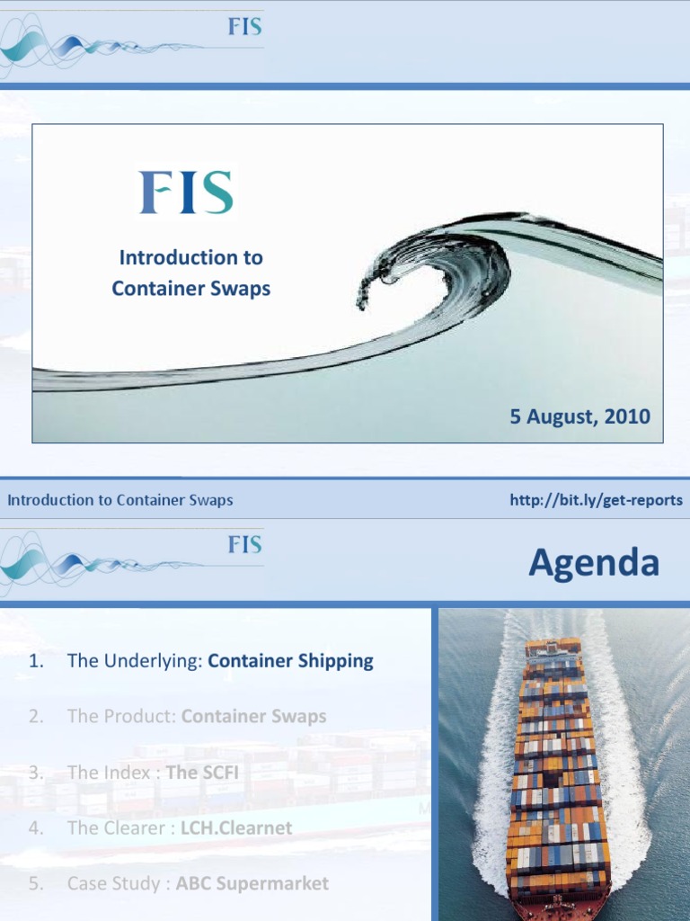 Container Freight Swap Agreements | PDF | Swap (Finance) | Hedge (Finance)