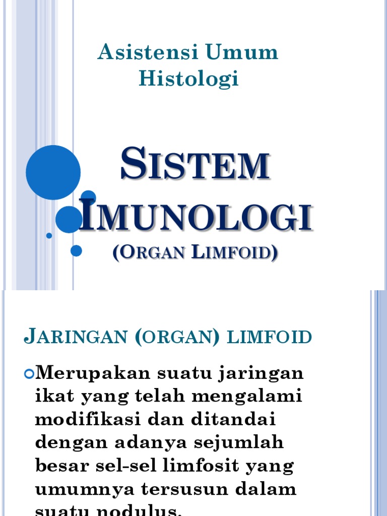 03 Imunologi (Organ Limfoid) | PDF