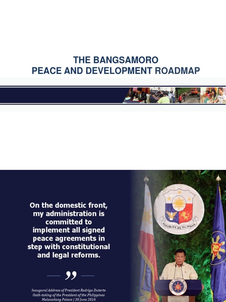 Bangsamoro Peace Process Roadmap | PDF | Philippines | Government