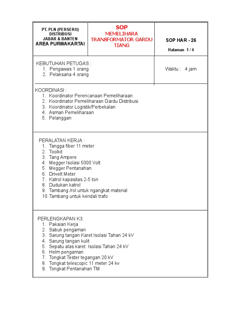 MEMELIHARA TRANSFORMATOR GARDU DISTRIBUSI | PDF