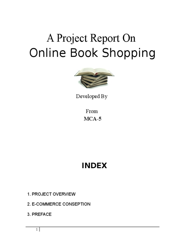 Online Book Shopping Project Report | PDF | E Commerce | Php