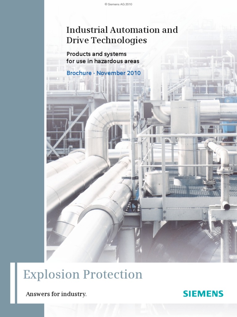 Brochure Explosion Protection en PDF | PDF | Explosion | Combustion