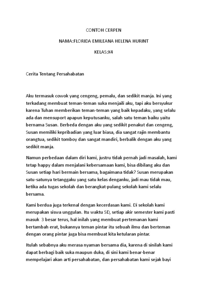 Contoh Cerpen | PDF