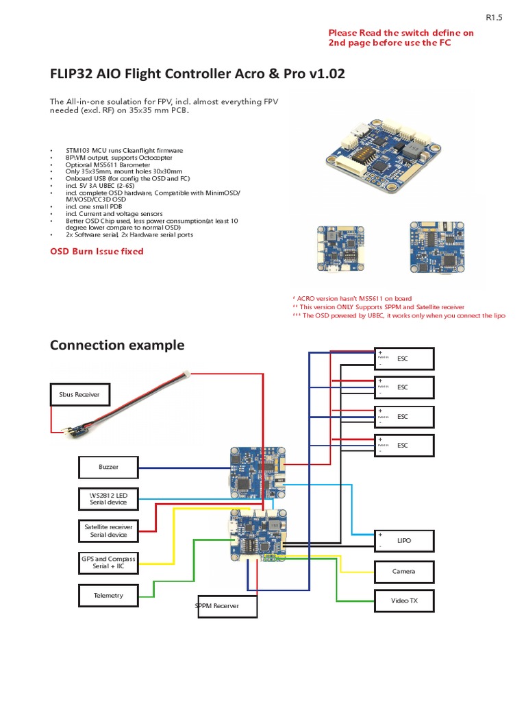 Manual SP Racing F3 Deluxe OSD | Electronic Engineering | Computer ...