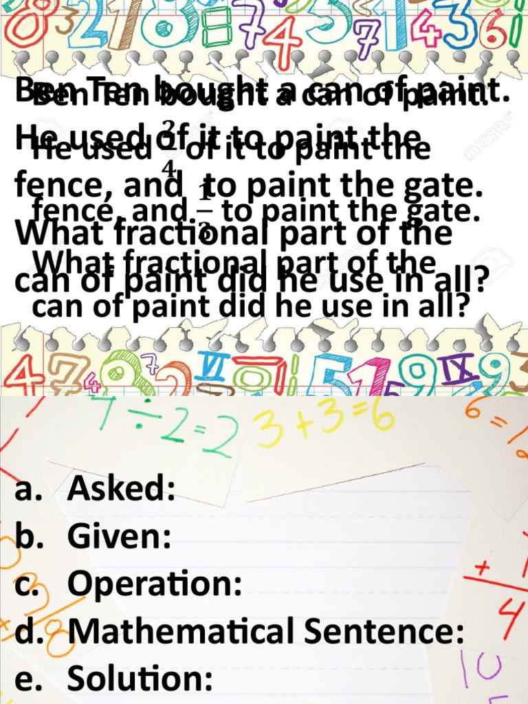 Problem Solving Addition | PDF