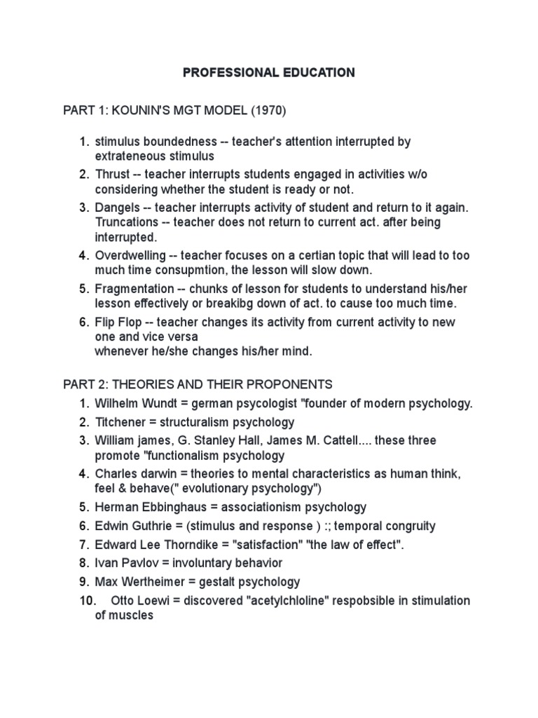 Prof Ed Notes | PDF | Educational Assessment | Learning