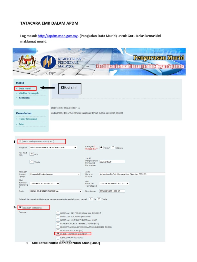 Tatacara Emk Dan Pengesahan Dalam Apdm | PDF