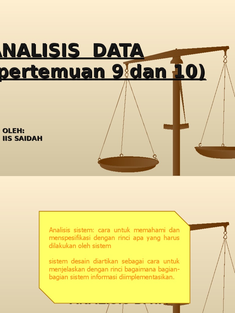 Analisis Data Informatika | PDF
