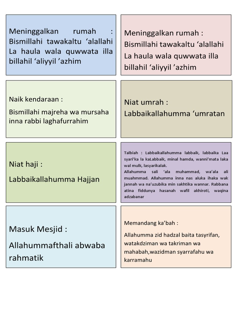 Doa Umrah | Download Free PDF | Pilgrimage | Semitic Words And Phrases