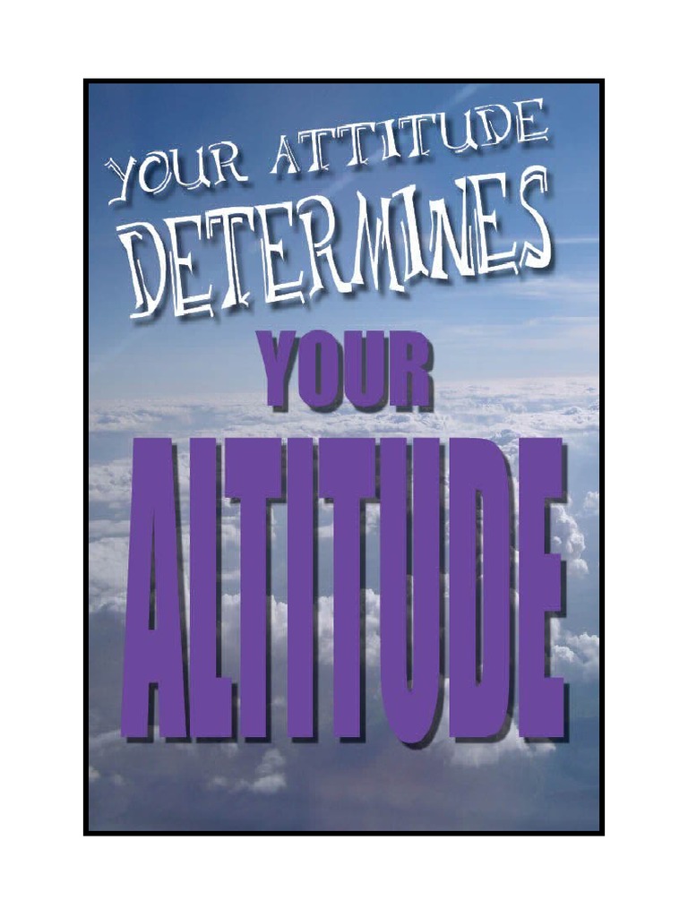 Attitude Shapes Your Life Success | PDF | Attitude (Psychology) | Gratitude
