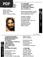 Cantos para Hora Santa. | PDF | eucaristía | Cristo (título)