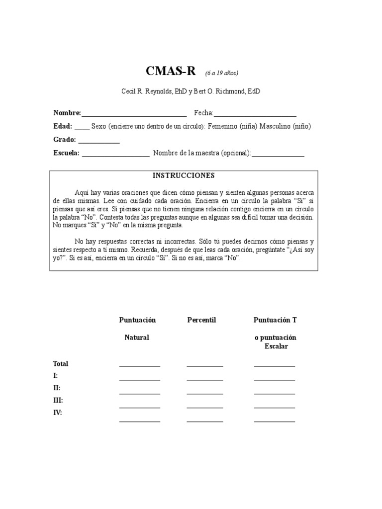 Cmas R | PDF | Ocio