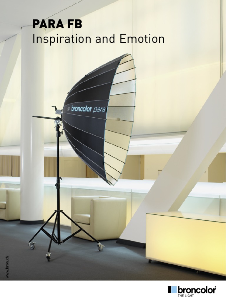 Broncolor para FB Brochure | PDF | Reflection (Physics) | Mirror