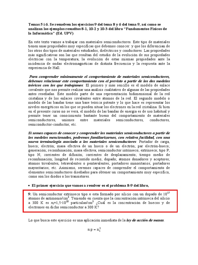 6 Semiconductors | PDF | Semiconductores | Dopaje (semiconductor)