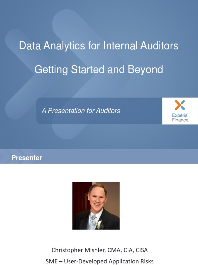Data Analytics Getting Started and Beyond 2-9 2016 Experis Presentation ...