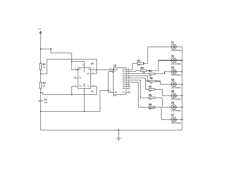 Secuencia De Leds Con 4017 Pdf