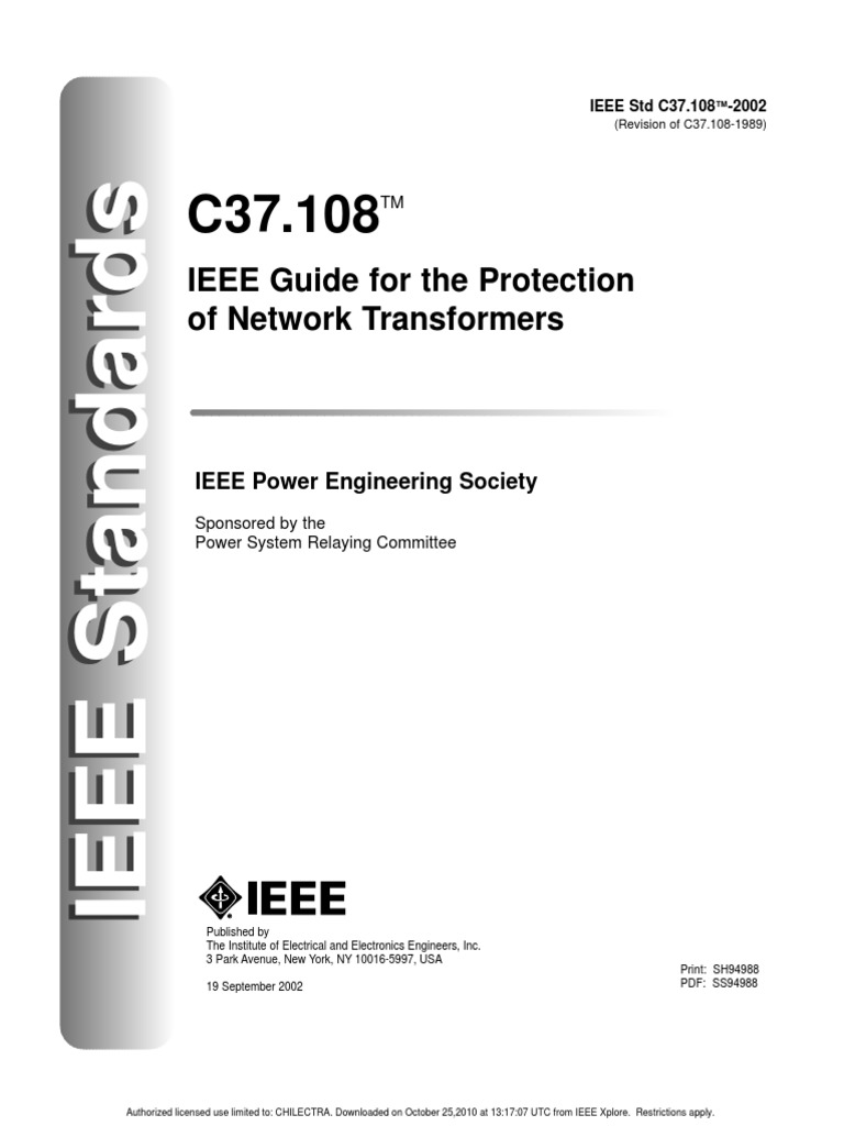 IEEE Guide For The Protection of Network Transformers | PDF | Fuse ...