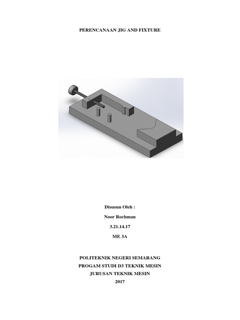 Perencanaan Jig and Fixture | PDF