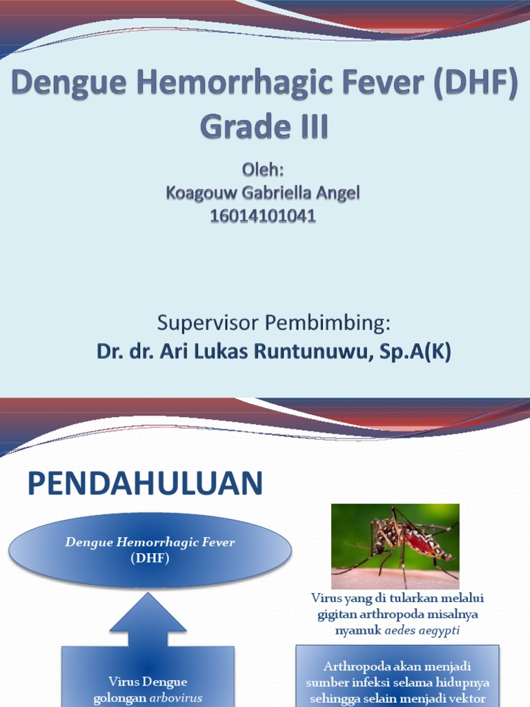 Dengue Hemorrhagic Fever (DHF) Grade I | PDF