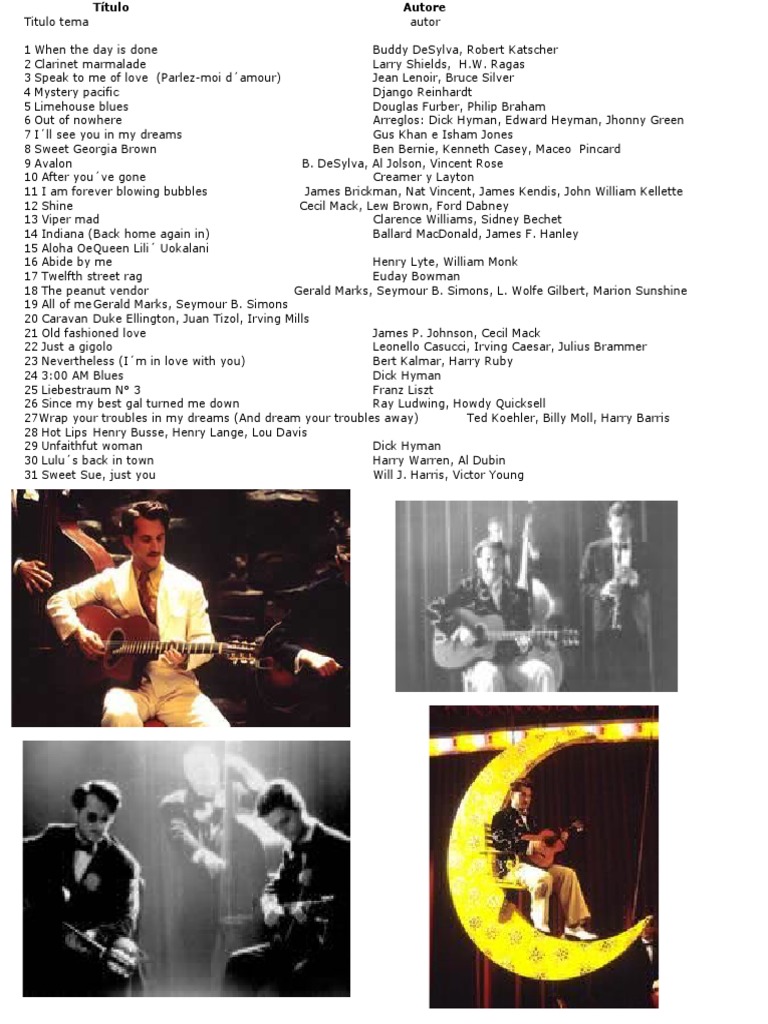 Emmet Ray | PDF | Musicians | Composers