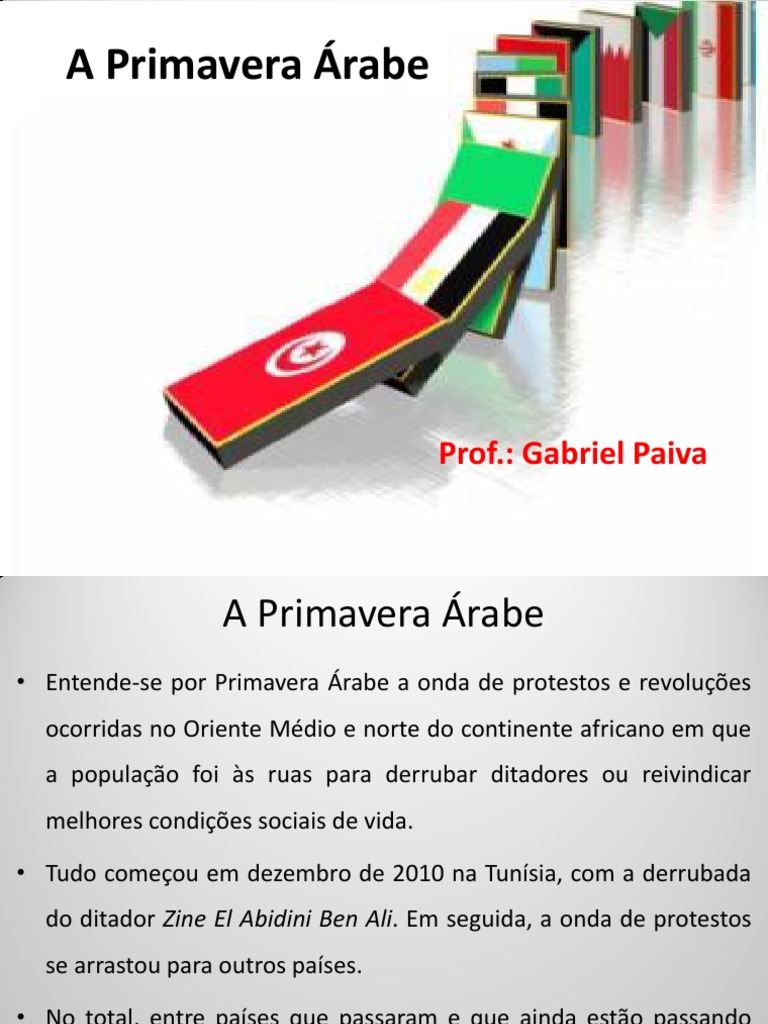 A Primavera Arabe PDF | Download grátis PDF | Primavera Árabe | Egito
