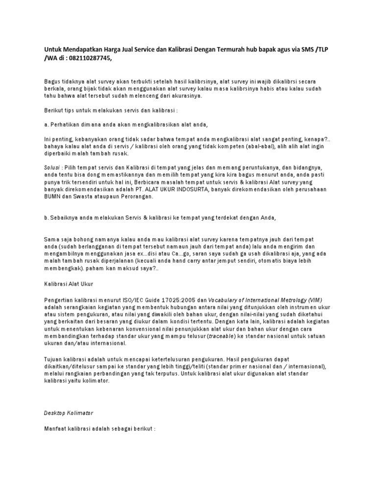 Kalibrasi Alat Ukur Total Station - Theodolite - Waterpas, Sokkia ...