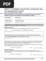 AQA EPQ Production Log Template 2025 | PDF