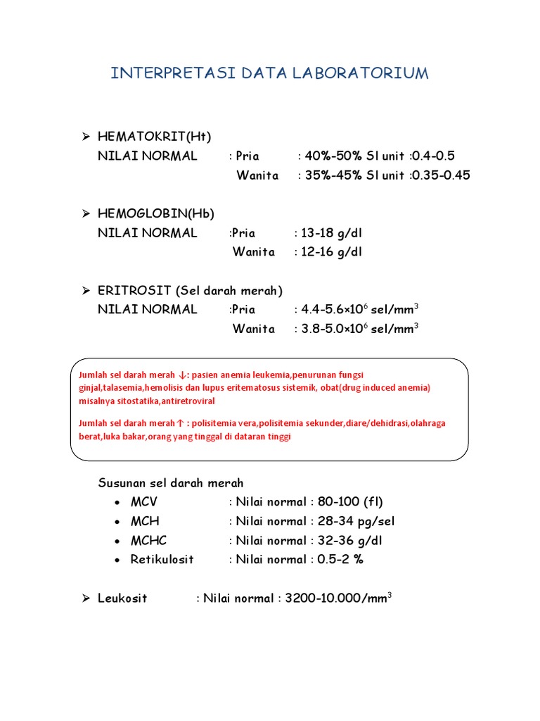 Normal Laboratorium | PDF