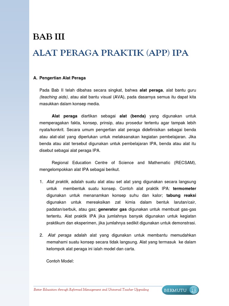 Alat Peraga Praktik IPA Sederhana | PDF | Komputer