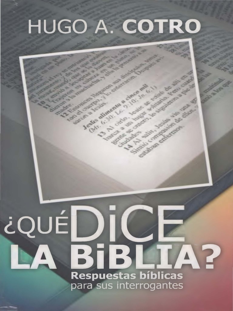 Que Dice La Biblia | PDF | Biblia | Jesús