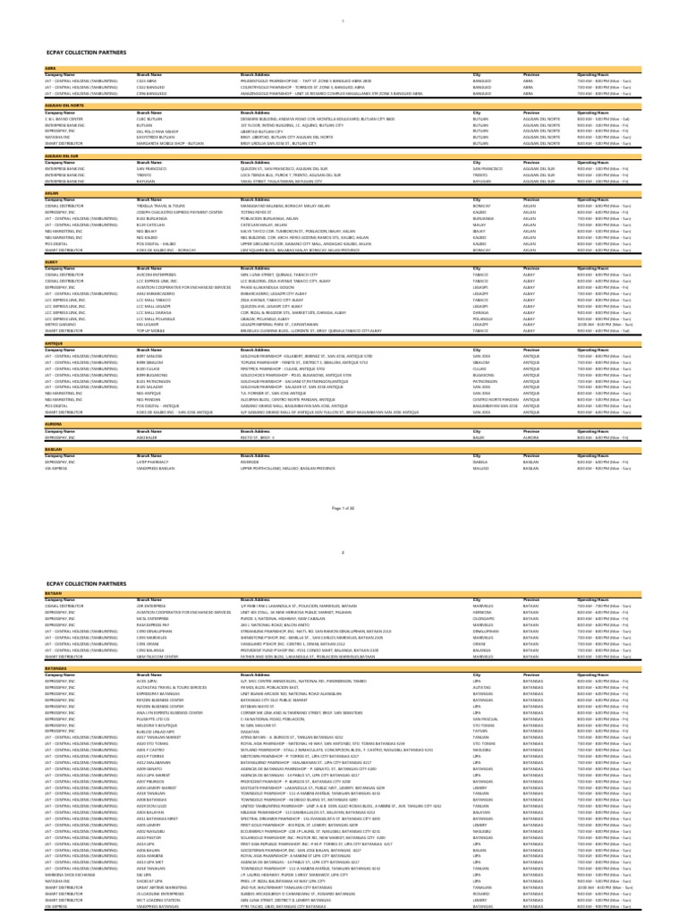 ECPay Collection Partners PDF Financial Technology Finance