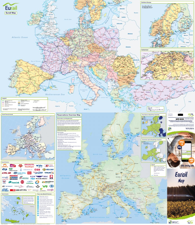 Eurail Railway Map of Europe 2017 | PDF