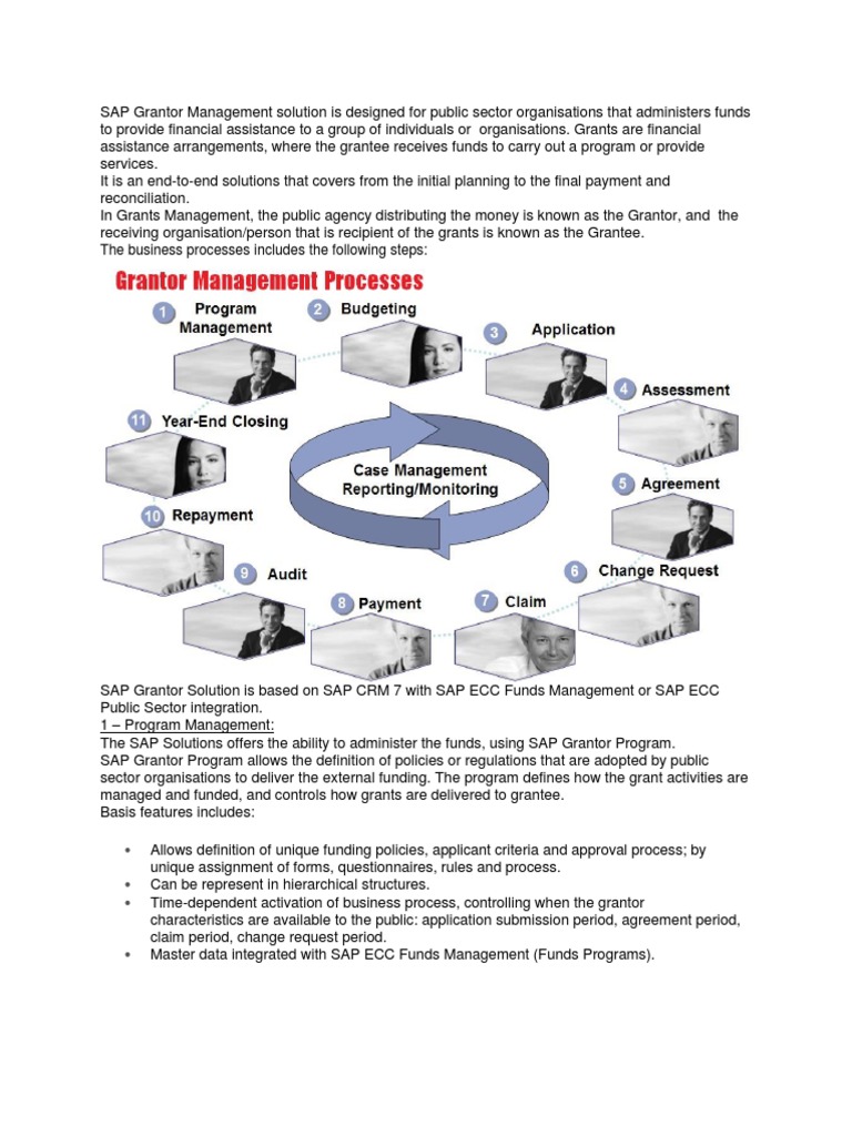 SAP CRM Grantor Management | PDF | Customer Relationship Management ...