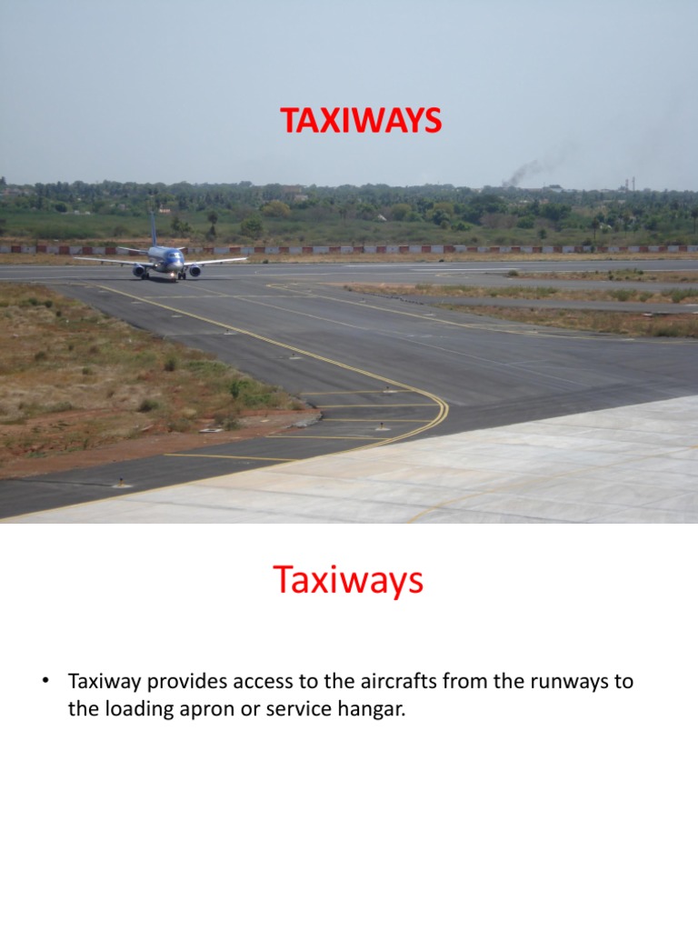 Taxiway Design | PDF | Runway | Airport