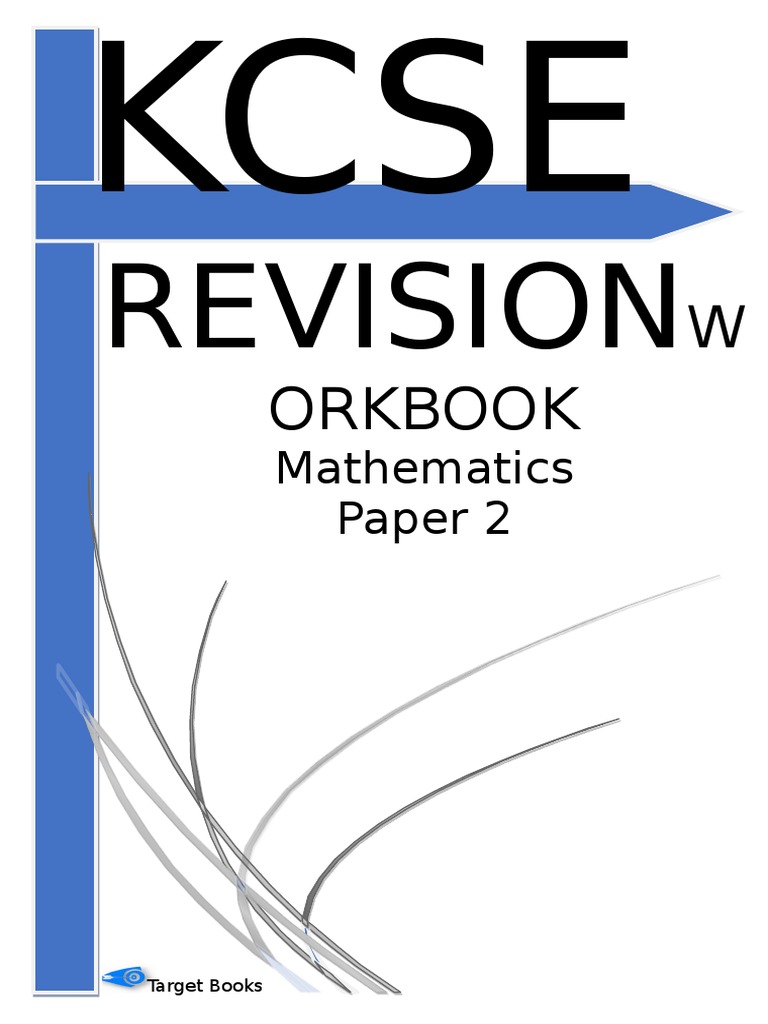 KCSE Revision Work Book Mathematics Paper - 2 | PDF | Triangle ...