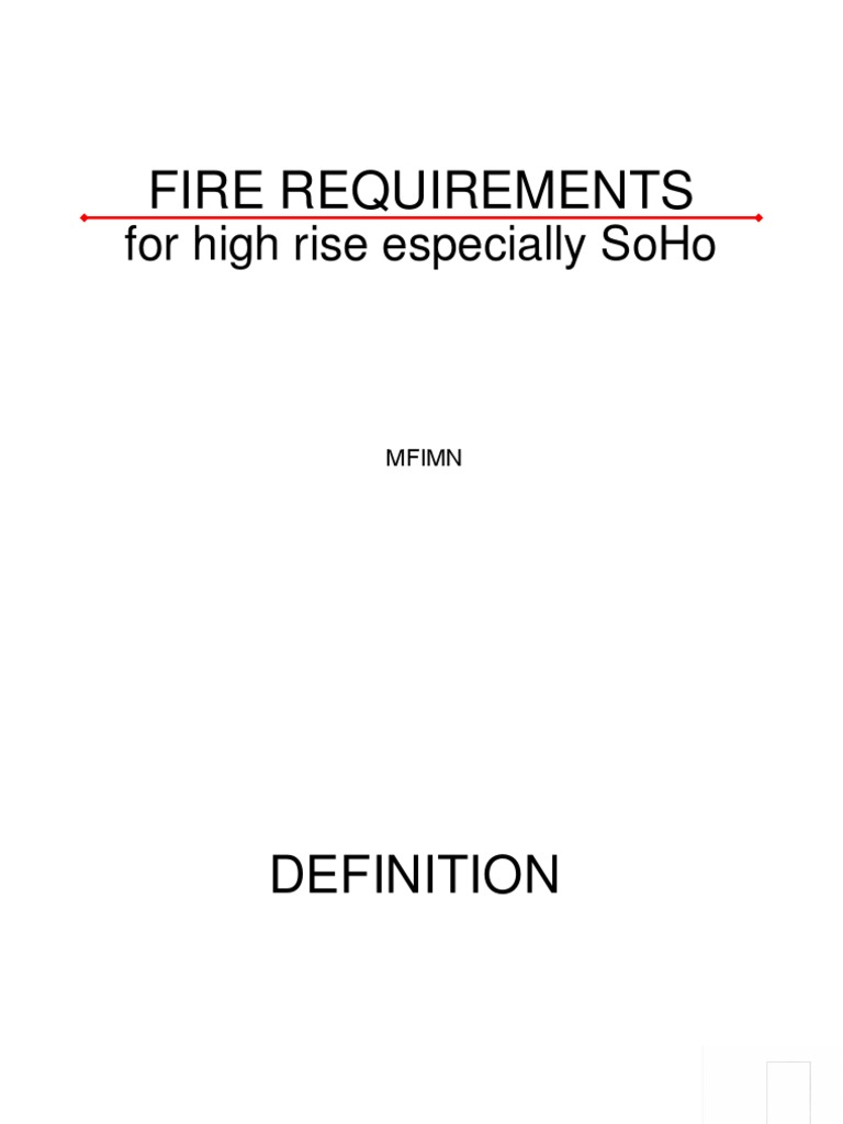 Fire Requirements - UBBL | PDF | Fire Sprinkler System | Fires