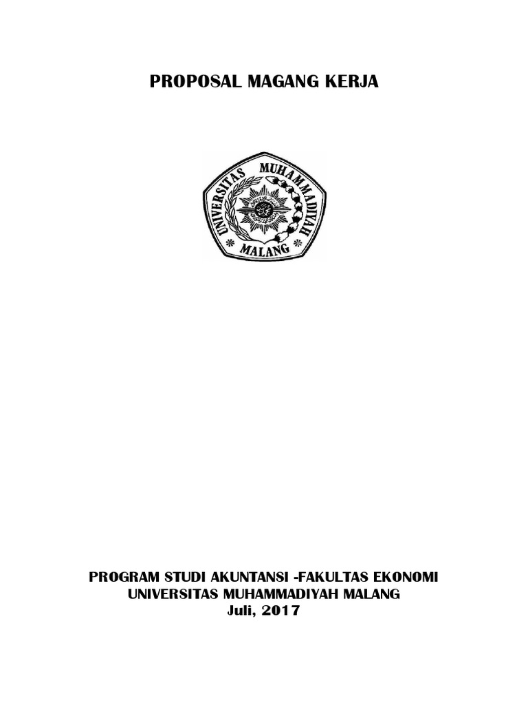 Proposal Magang Kerja | PDF