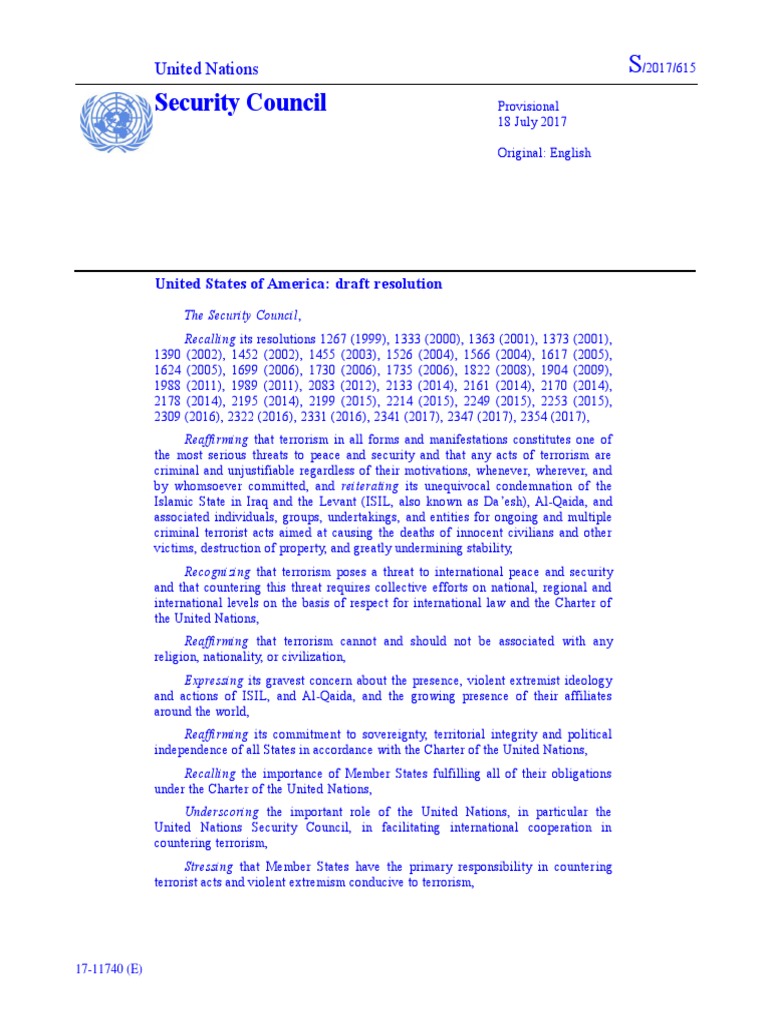 ISIL-AQ Sanctions Review Draft Res Blue (E) | PDF | Financial Action ...