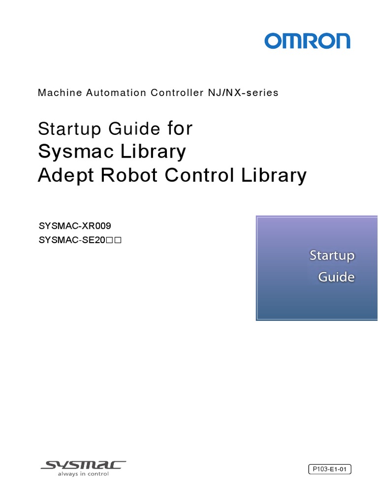 Adept Robot Control Library StartupGuide en 201605 P103-E1-01 | PDF ...